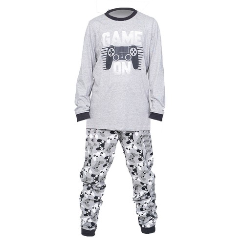 Kids Unisex Boys Girls Long Camo Cotton Gamer Gaming Pyjamas PJ Sets 5 ...