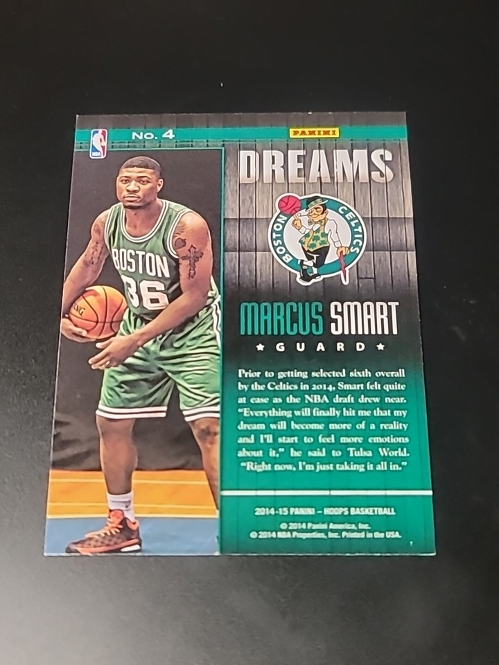Marcus Smart 2014-15 NBA Hoops Dreams RC #4 Boston Celtics | eBay