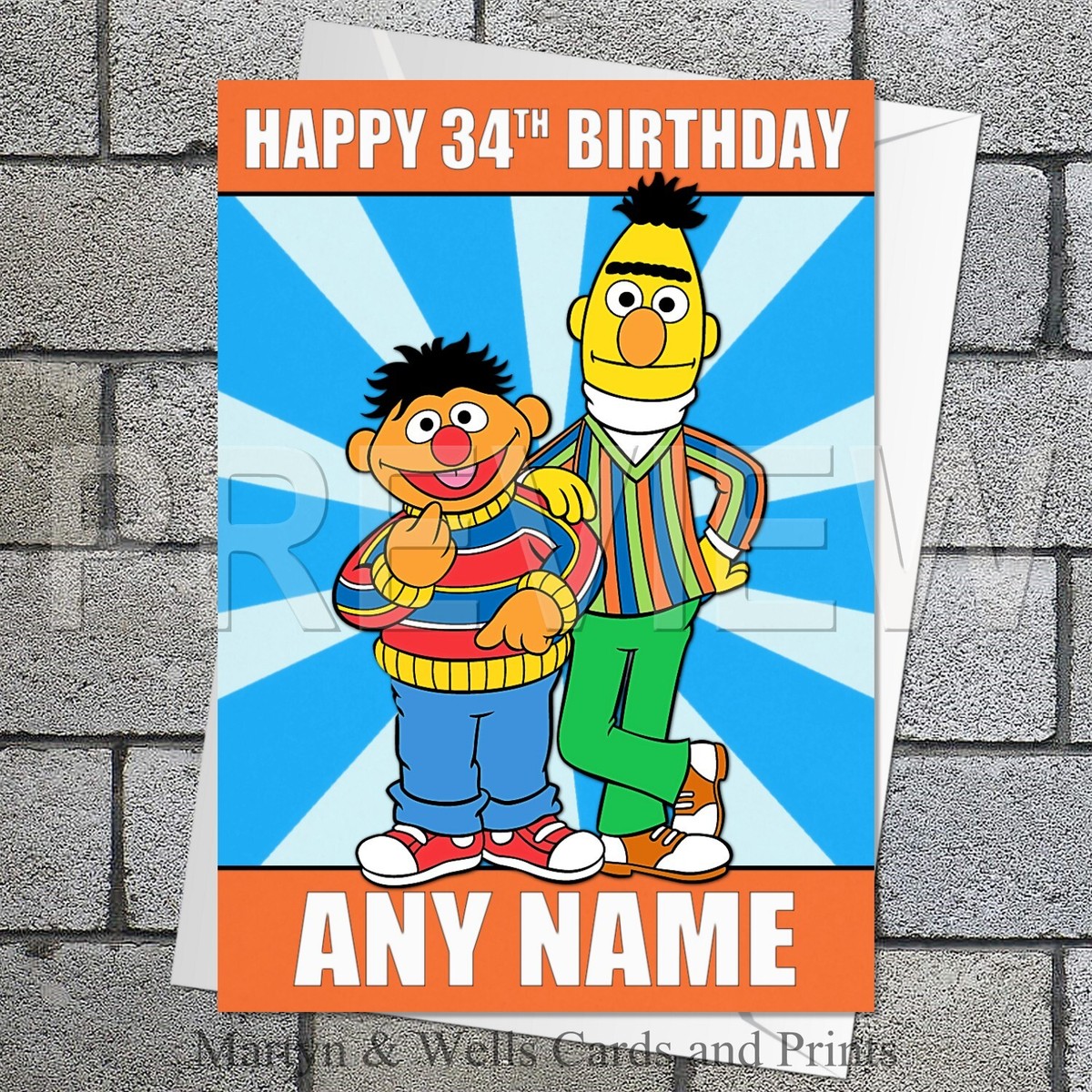 Bert And Ernie Birthday