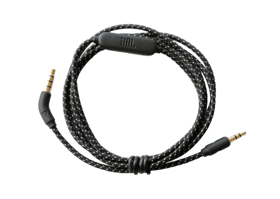 Black JBL Audio Cable Mic 3.5MM-2.5MM for LIVE 500BT 400BT 650BTNC ...