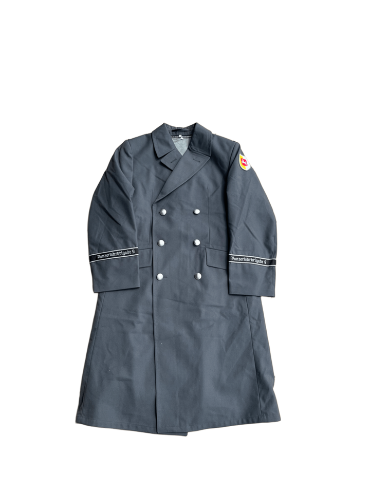 Genuine German NVA Officer’s Grey Trench Coat - Double Breasted With ...