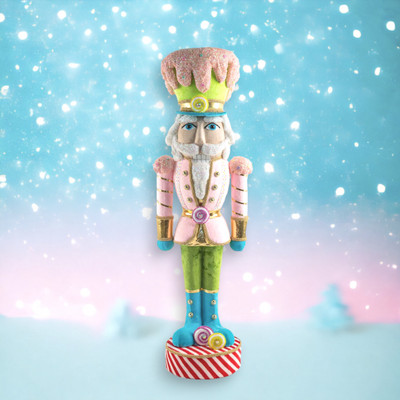 40" Pink Candy Nutcracker Christmas Decor *SHIPS WITHIN 15 DAYS* | eBay
