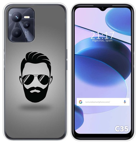 Cover In Silicone Per Realme C35 Design Barba Disegni 8434844714236 | eBay