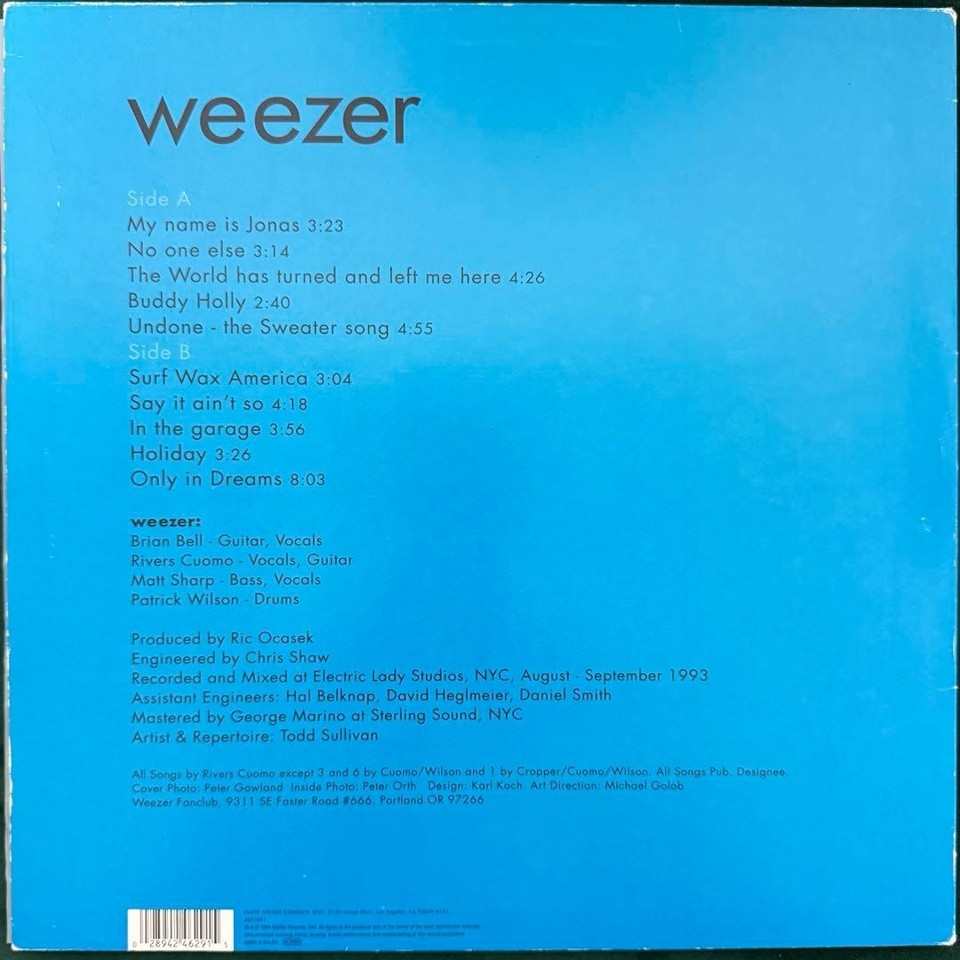 WEEZER record | eBay