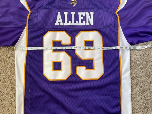 2010 Reebok NFL Minnesota Vikings Jared Allen Authentic Home Jersey 48 ...