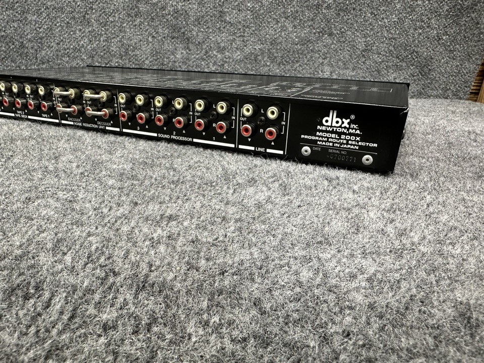 ⭐️ DBX 200X Tape Selector Program Route Processor Stereo *UNTESTED* ⭐️ ...