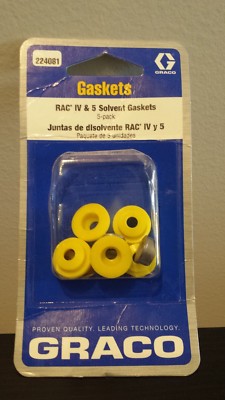 Graco RAC IV Solvent Gaskets 224081 224-081 | eBay
