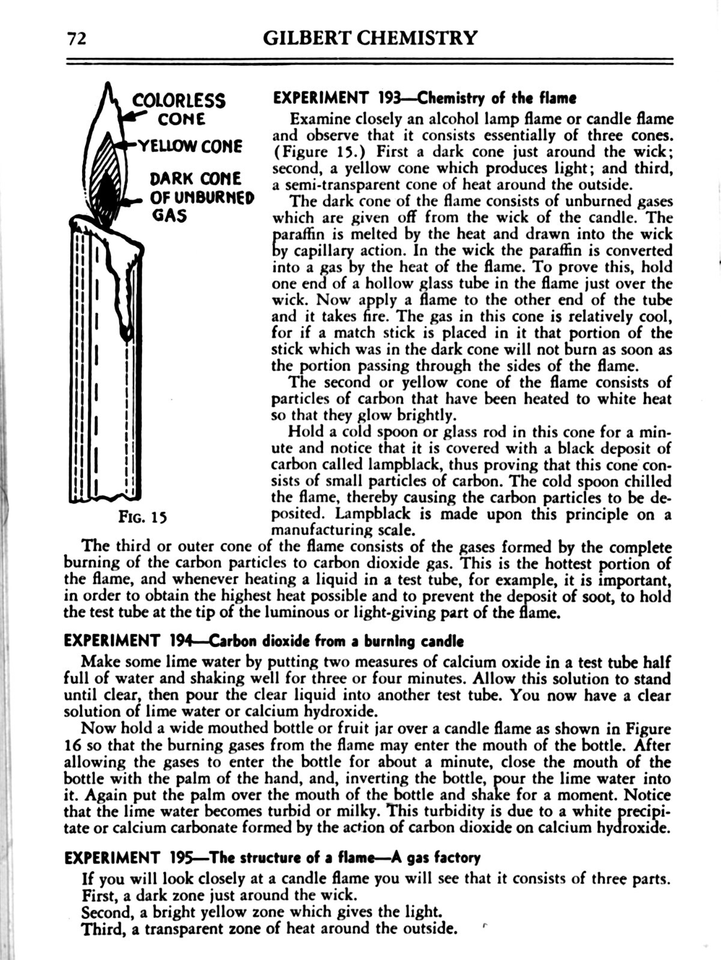 1930S Gilbert Chemistry Outfit— 345 exciting experiments | eBay