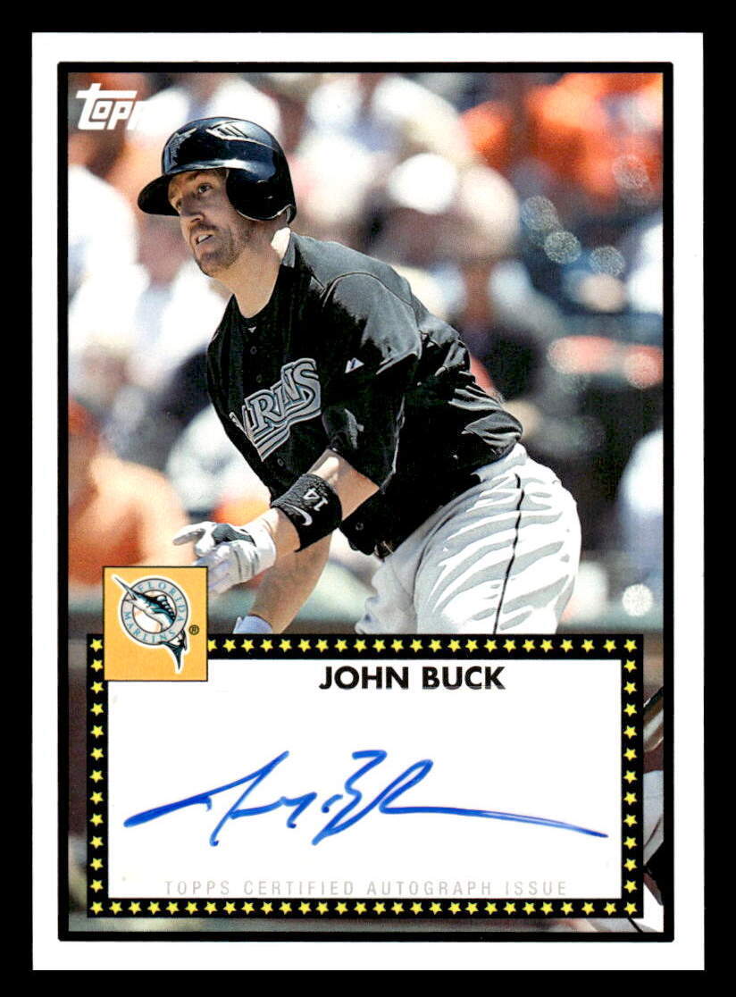 2011 Topps Lineage John Buck Autograph #52A-JB Florida Marlins | eBay