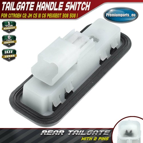 Tailgate Boot Handle Switch for Citroen C2 JM C4 Picasso I UD C5 III RW ...