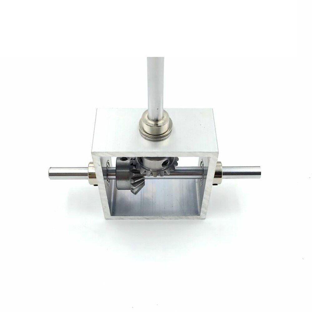 90 Degree Right Angle Drive Reversing Bevel Gear Box Aluminum Frame ...