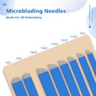 Microblading Blades Tattoo needles Permanent Makeup Needle Manual ...