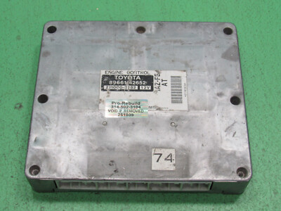89661-42652 01-03 TOYOTA RAV4 A/T ECU ECM PCM ENGINE COMPUTER CONTROL ...