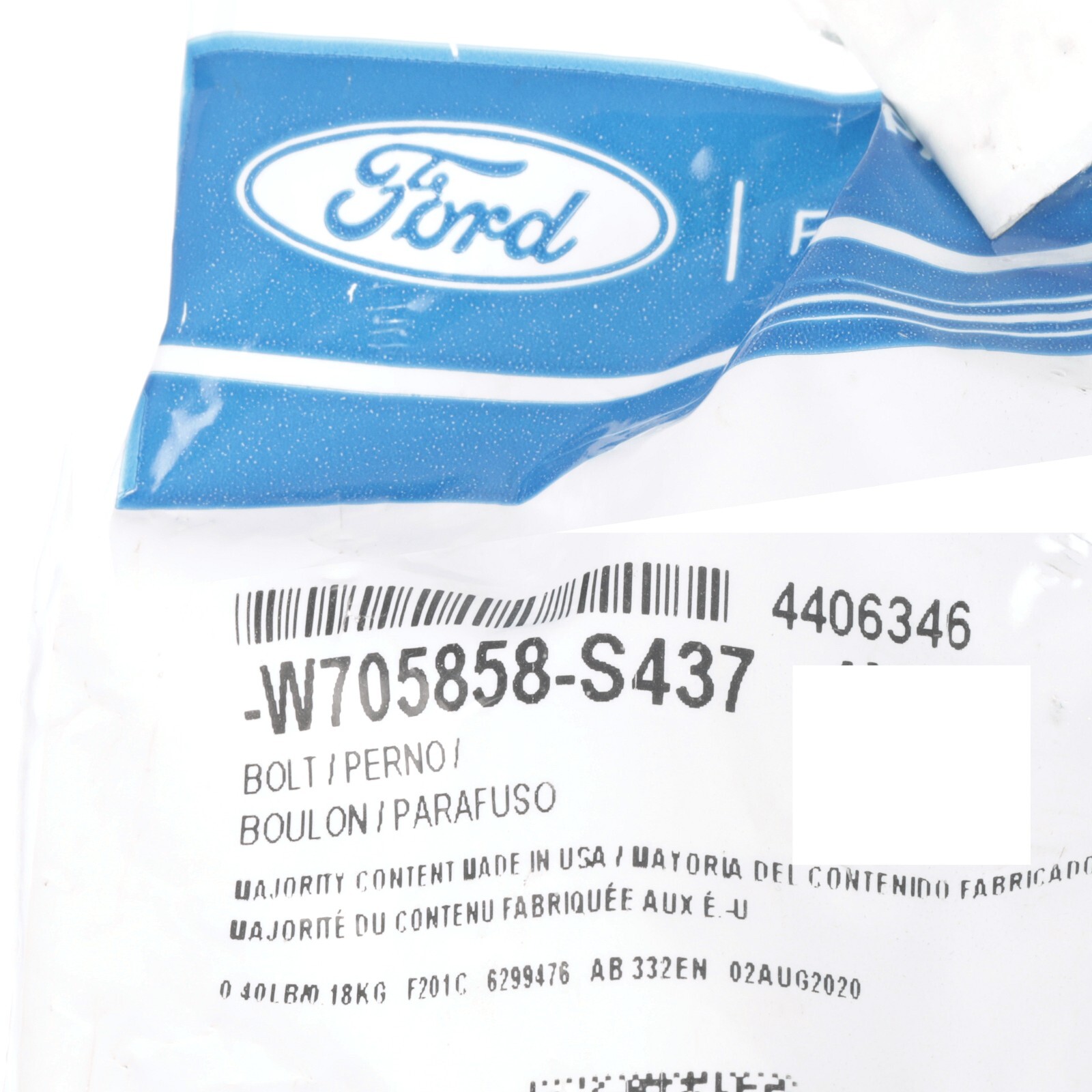 OEM NEW Ford 2011-20 F-250 Super Duty F-350 Super Duty Starter Bolt ...