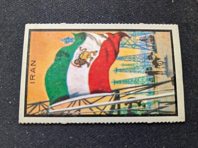 1963 Topps Flags Midgee Card # 42 Iran (EX) | eBay
