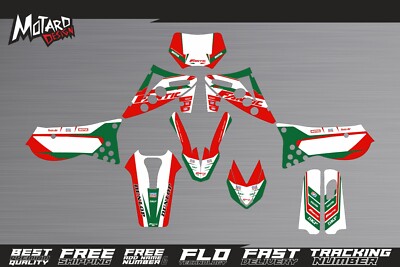 Fantic PRE 125 2008 Graphics Kit Premium Decals Stickers by Motard ...