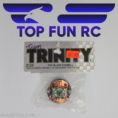 Trinity 2125 P2K Black Endbell-Replacement Endbell w/Hardware For the ...