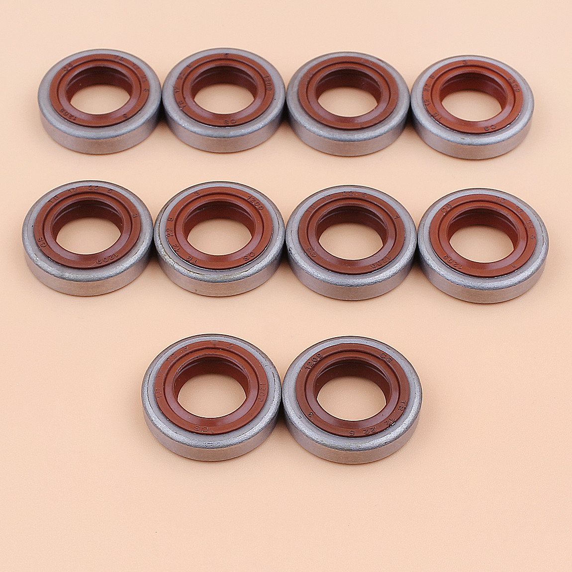 10 X Crank Oil Seal For STIHL FS 80 85 90 120 200 250 300 350 380 400 ...
