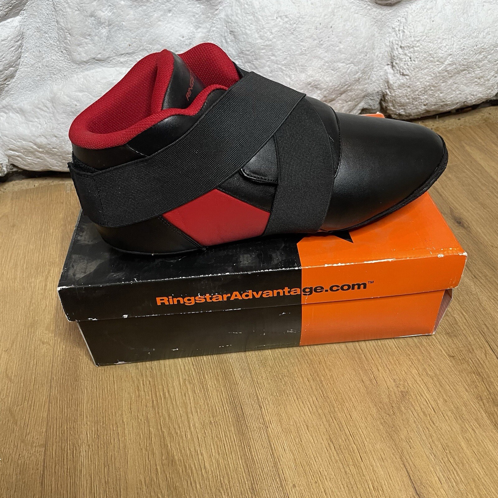 Ringstar Fight Pro Hybrid Black/ Red Sparring Karate Ring Shoes New NIB ...