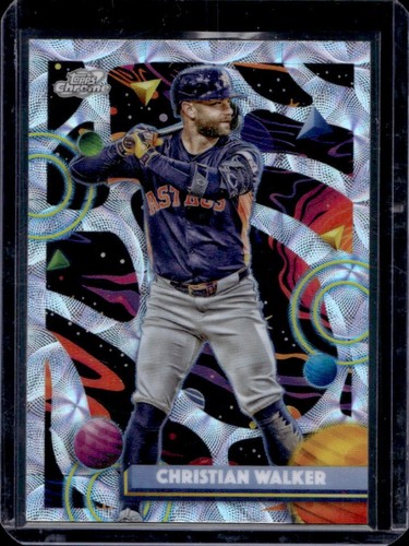 2025 Topps Cosmic Chrome Christian Walker Nucleus Refractor #33 Astros ...