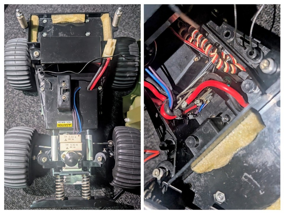 Tamiya Wild Willy M38 Early Version Vintage Body + Later Version Spare ...