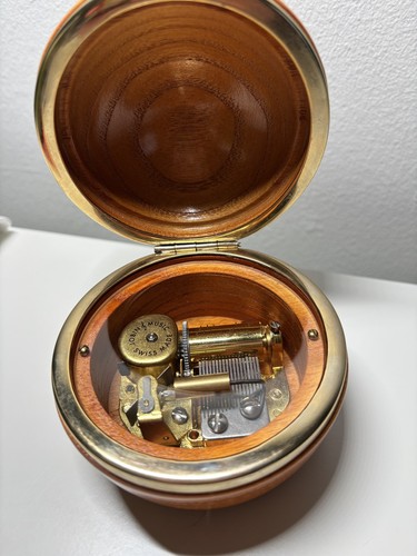 Jobin Music box - Round with Clear Glass | eBay
