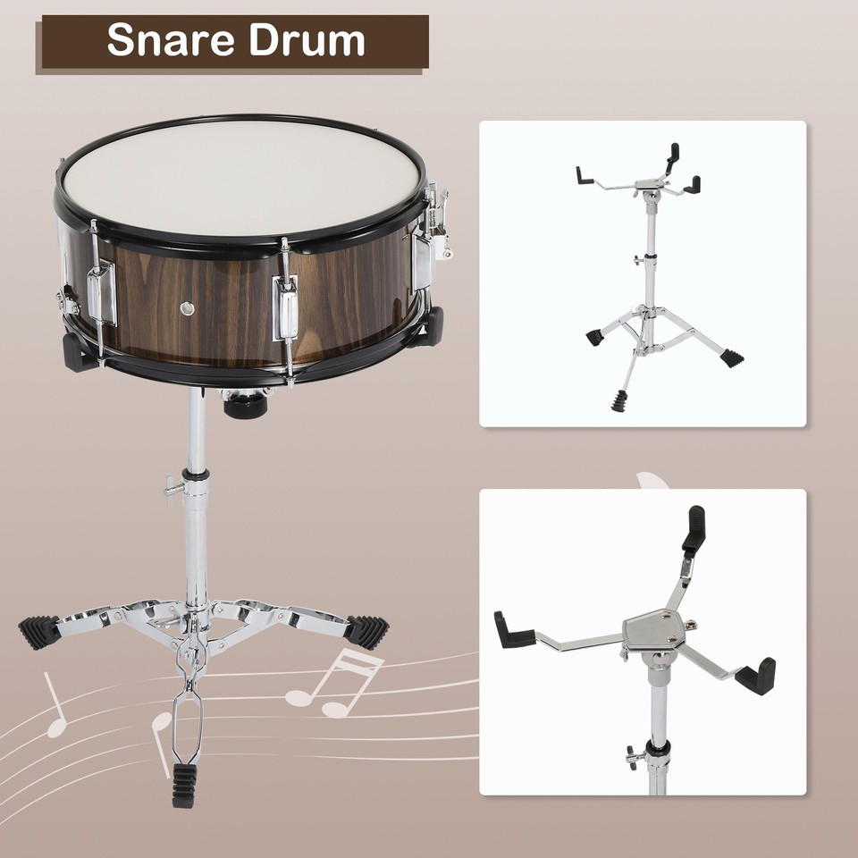 Ktaxon Adult Drum Set Complete 5-Piece Drum Set w/Hardware, Cymbals ...