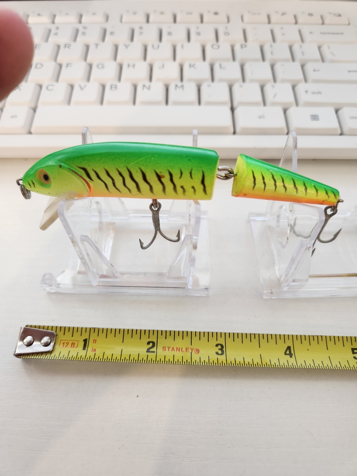 4 1/2''FIRE TIGER MINNOW FISHING LURE | eBay