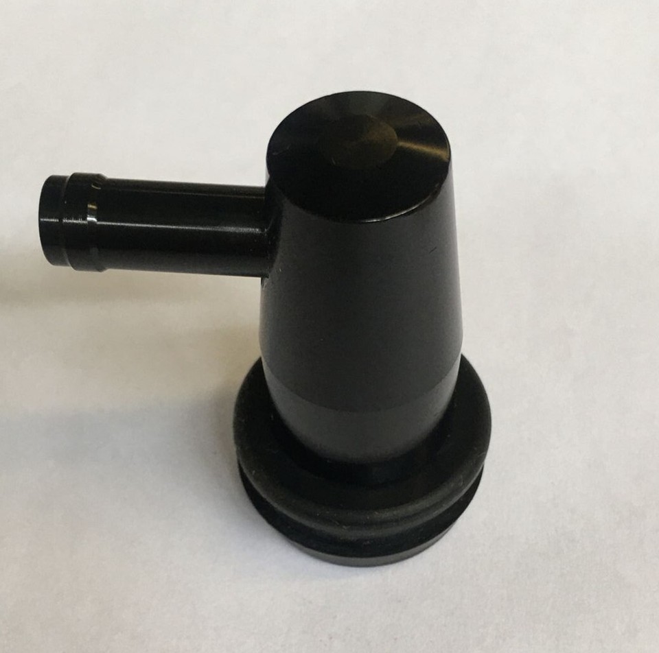 Mini PCV Valve Cover Tube BLACK Aluminum Breather For Chevy Ford | eBay