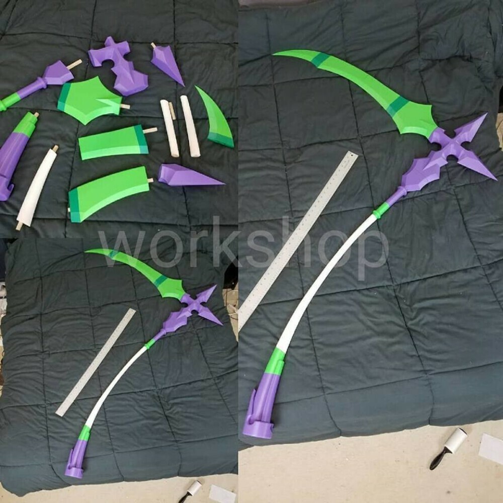 Kingdom hearts Marluxia's Scythe 3D Printed Cosplay Prop | eBay
