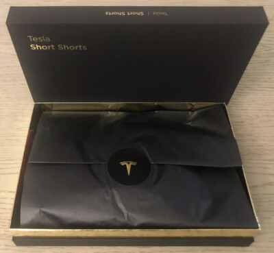 Authentic Tesla Short Shorts - Brand New - Shipped - Size XL | eBay