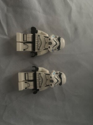 2 Starwars stormtroopers with blue on mask lego minifigure | eBay
