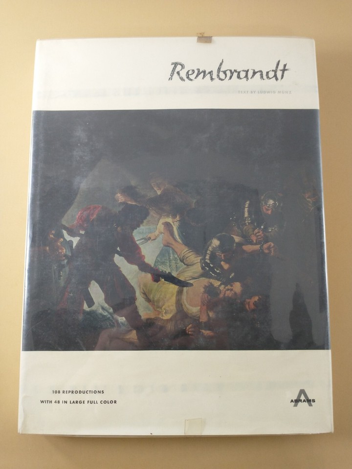 Vintage REMBRANDT & RENOIR Art Print Reproduction Book Lot From ITALY ...