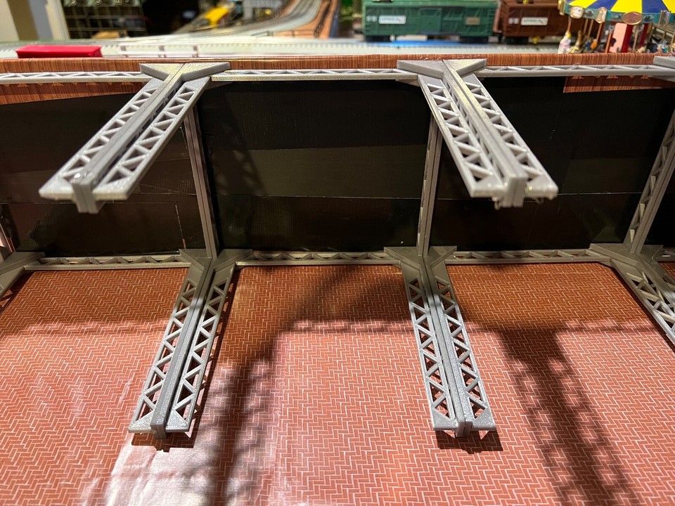 O Scale Bridge Trestle Kit 24" Long by 6" Wide by 6.5" High Elevated ...