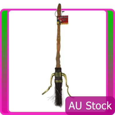 Deluxe Harry Potter Quidditch Flying Firebolt Broom Halloween Costume ...