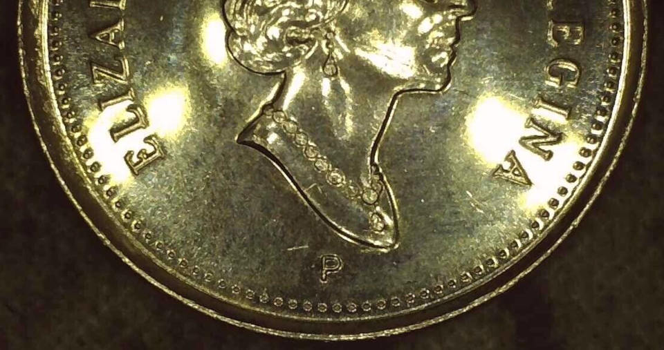 2001 P Canadian 10 Cents Dime With Multiple Double Die Mint Errors On ...