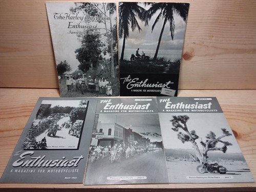 Vintage Harley Davidson The Enthusiast magazine | eBay