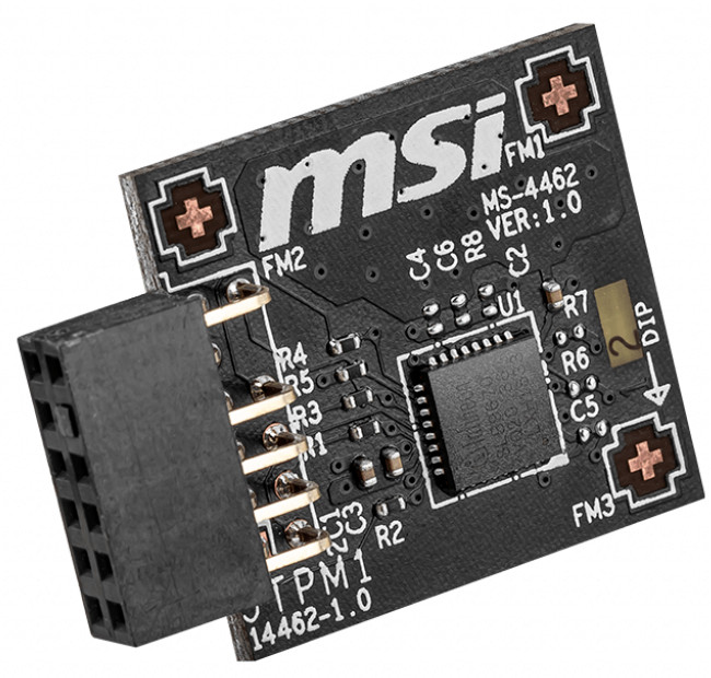 MSI TPM 2.0 Trusted Platform 12-Pin SPI Motherboard Module