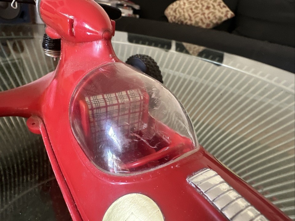 Vintage COX Thimble Drome Prop Rod Tether Car RED | eBay