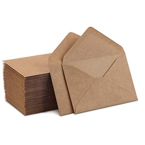 Kraft Mini Envelopes Brown 4" x 2.75" 200 Pack, 850006281022| eBay