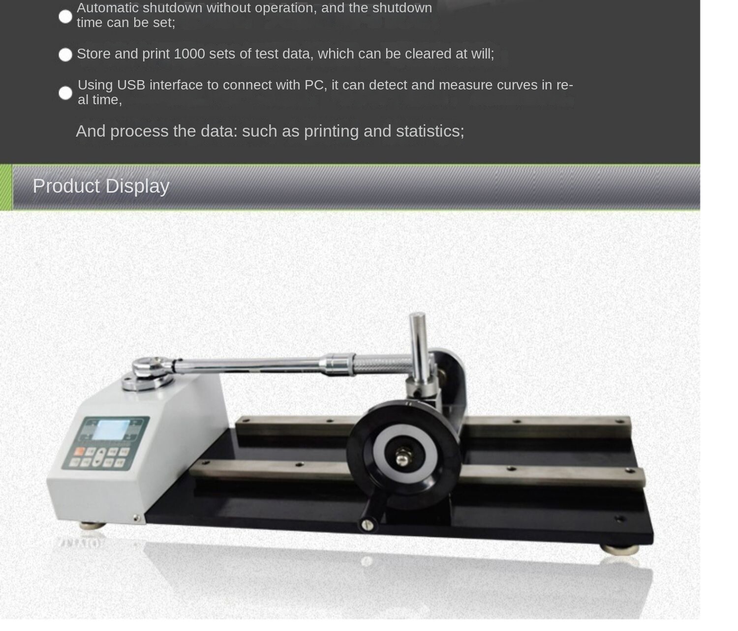 Torque Wrench Calibrator Engineering Tightening Force Tester Torque ...