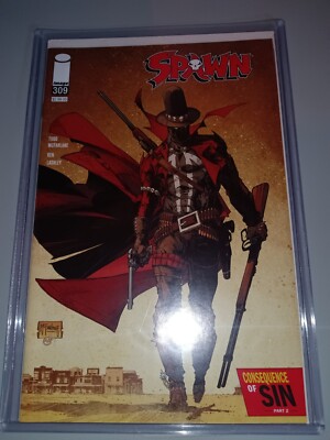 Spawn #309 Todd McFarlane Gunslinger Variany Cover B 1st Print | eBay