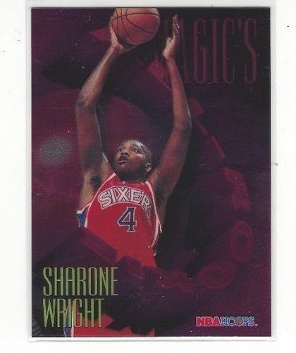 1994-95 HOOPS BASKETBALL MAGIC'S ALL-ROOKIES FOIL SHARONE WRIGHT #FAR6 ...