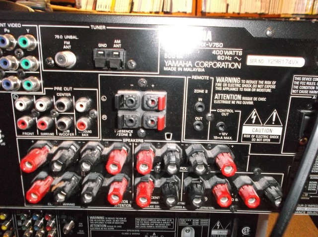 Yamaha RX V750 7.1 Channel 100 Watt Receiver for sale online | eBay