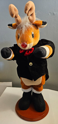 Dancing Musical Rudolph The Red Nosed Reindeer Works in original box | eBay