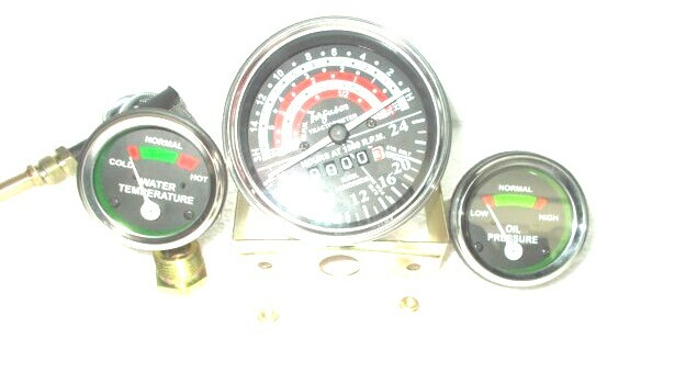 Massey Ferguson Tractor Gauge Kit + Tachometer Anti Clockwise-35 133 ...