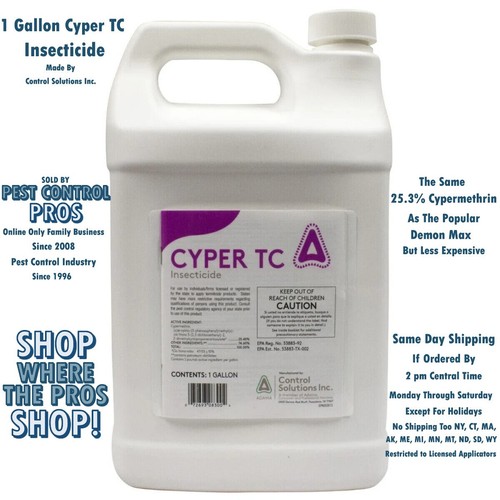 1 Gal Cyper TC Termiticide Insecticide Ant Roach Flea Pest Insect ...