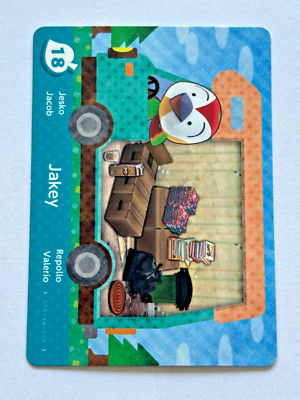 Amiibo Card - Nintendo - Animal Crossing - Caravan - #18 Jacob / Jakey ...