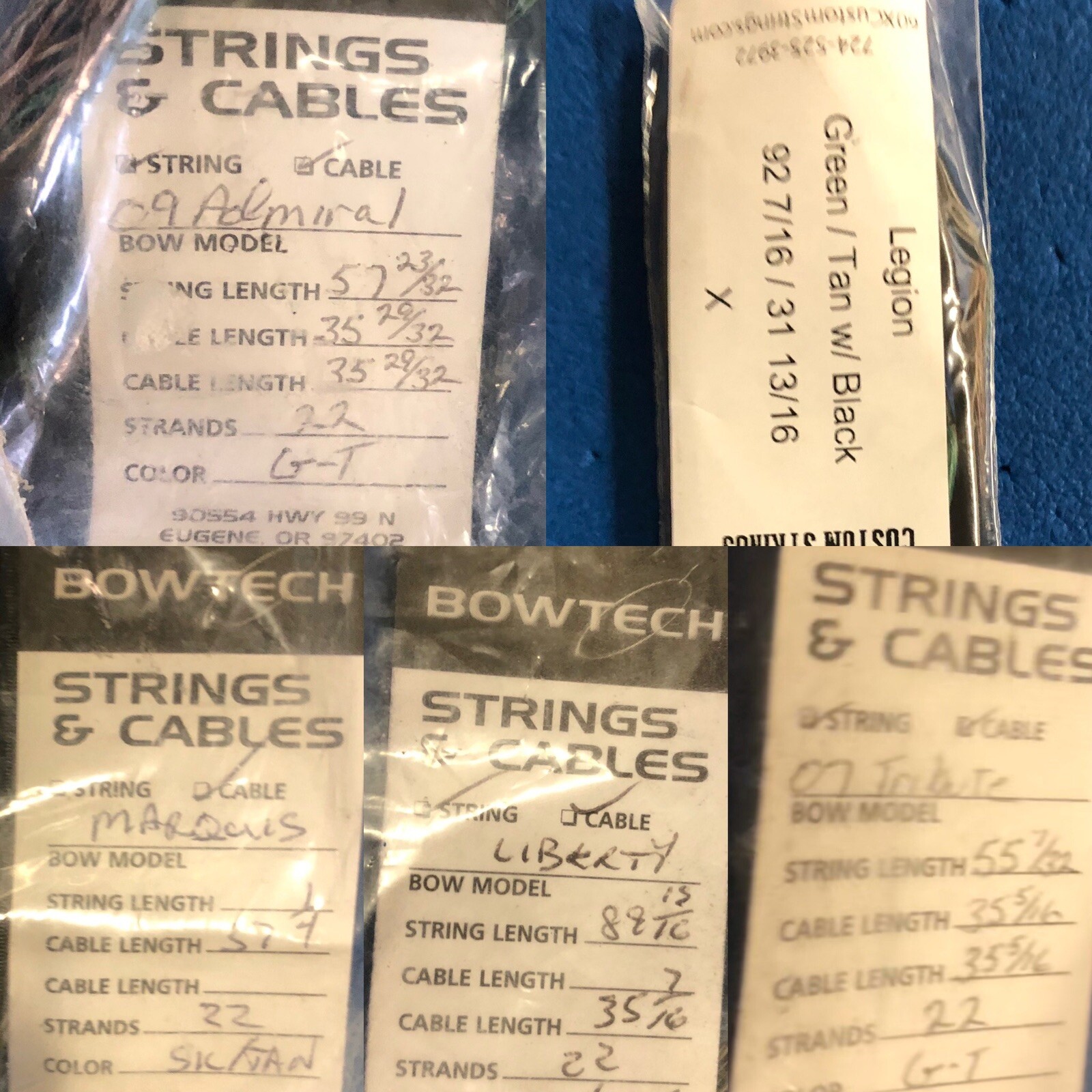 New strings & cables for Mathews, Mission,Tenpoint, Hoyt & more. Sold ...