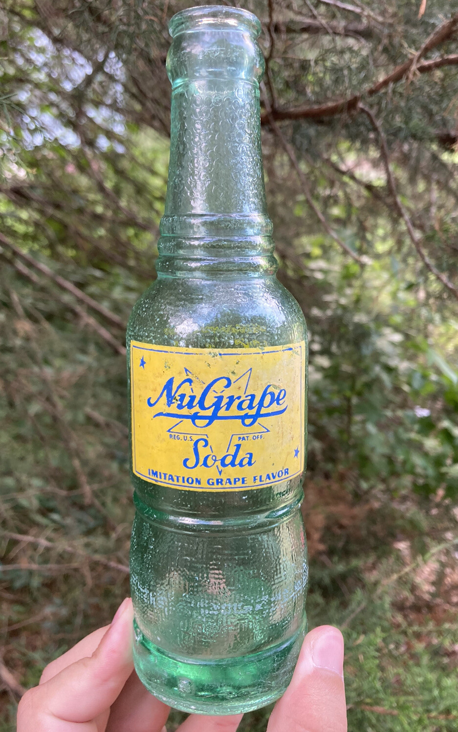 Vintage Acl NU-GRAPE NuGrape soda bottle New Yorker Beverage Birmingham ...